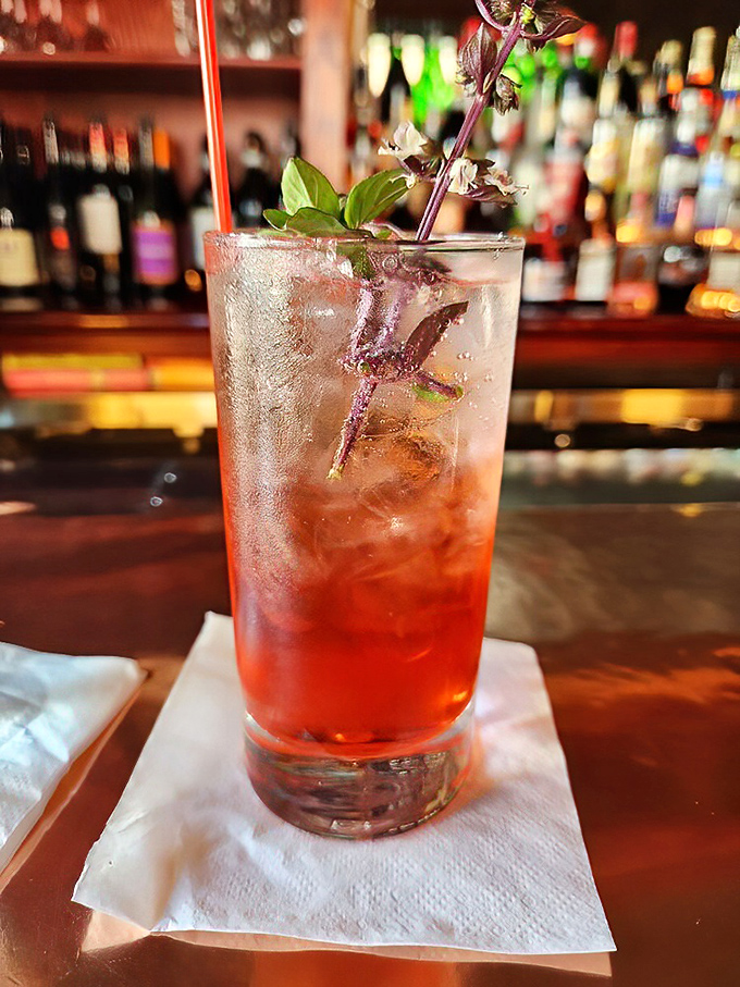 The Bicycletta cocktail proves that Italian-inspired drinks can be just as captivating as the food.