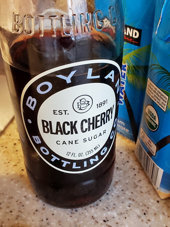 The unsung hero of sandwich accompaniments&mdash;a cold Boylan's Black Cherry soda. The fizzy companion your hoagie has been waiting for.