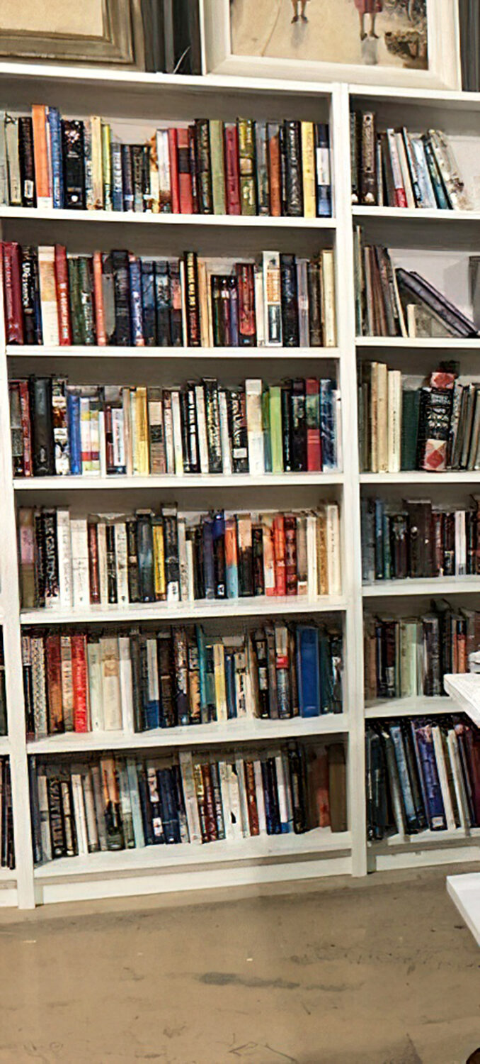 Bibliophile heaven! These shelves hold everything from dog-eared classics to last year's bestsellers&mdash;literary treasures at paperback prices.