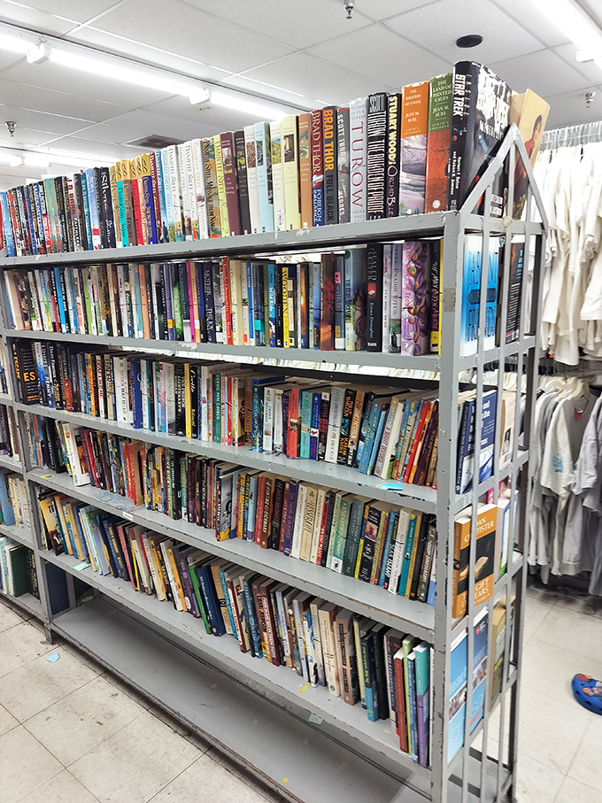 The book section&mdash;where forgotten bestsellers and out-of-print treasures create a paper time capsule of America's reading habits through the decades.