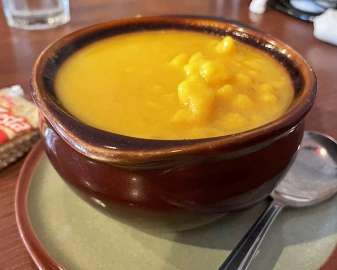 This corn chowder isn't just soup&mdash;it's liquid sunshine in a bowl, warming souls one spoonful at a time.