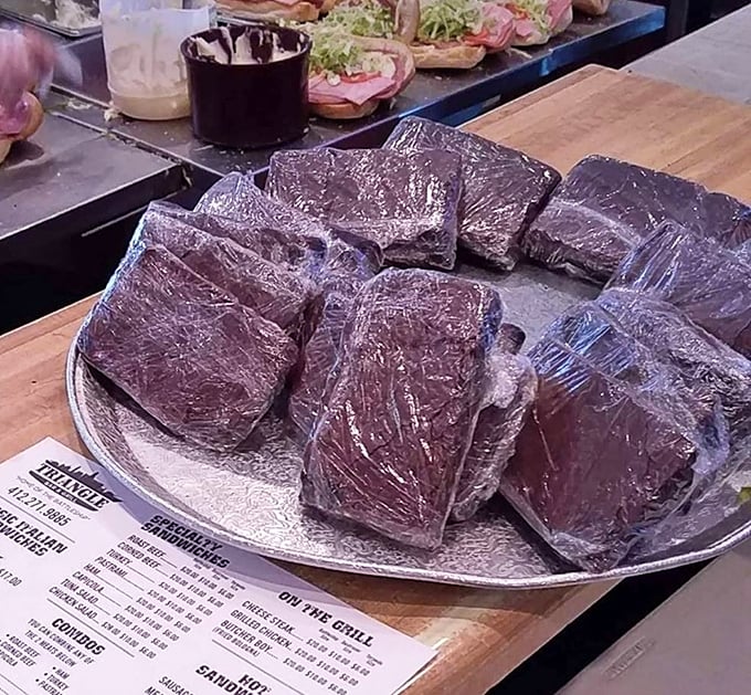 These wrapped sandwiches aren't just food; they're edible time capsules of Pittsburgh culinary tradition, ready to be unwrapped and savored.