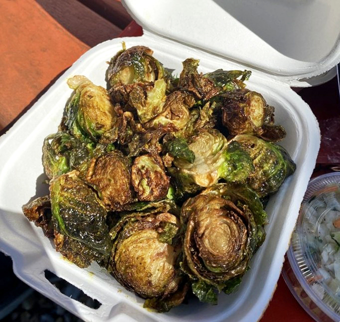 Brussels sprouts fried to caramelized perfection&mdash;the vegetable even confirmed Brussels sprouts haters secretly order when no one's looking.
