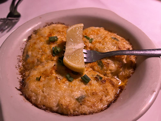 This crab dip bubbling with cheese is what would happen if comfort food went to finishing school. Elegant enough for date night, satisfying enough for your inner child.