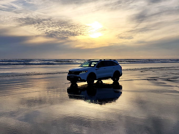 Four-wheel freedom &ndash; Oregon's beach driving tradition creates postcard moments where your vehicle becomes part of the seascape.