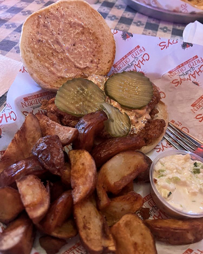 Crispy chicken, tangy pickles, and that special sauce&mdash;this sandwich doesn't need fancy ingredients to achieve greatness, just honest Southern know-how.