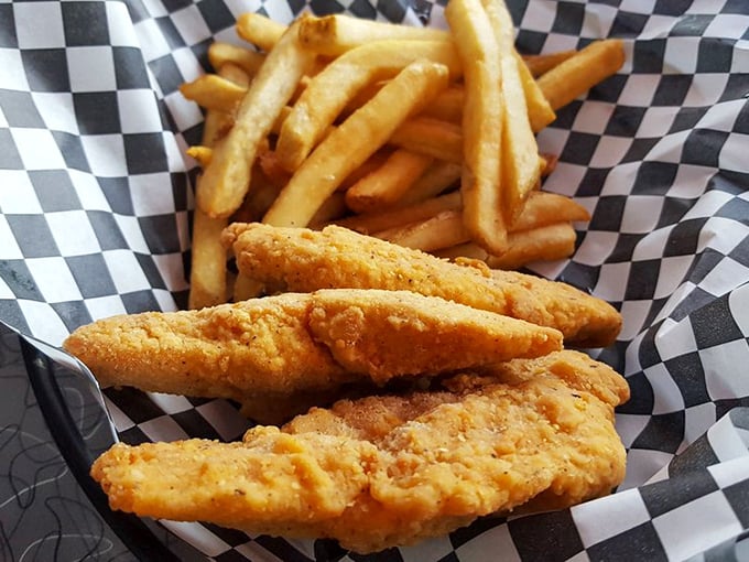 Chicken tenders that actually taste like chicken&mdash;crispy, golden armor protecting juicy meat that puts fast food imposters to shame.