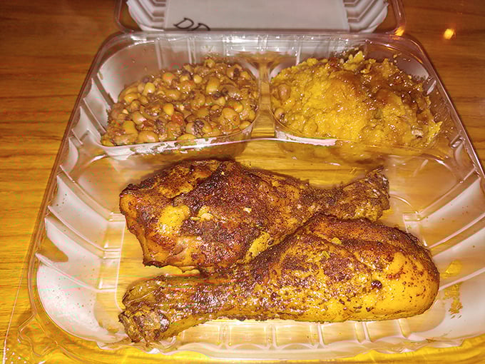 These chicken quarters, with their burnished skin and juicy interior, prove that in the kingdom of BBQ, poultry deserves its own throne.