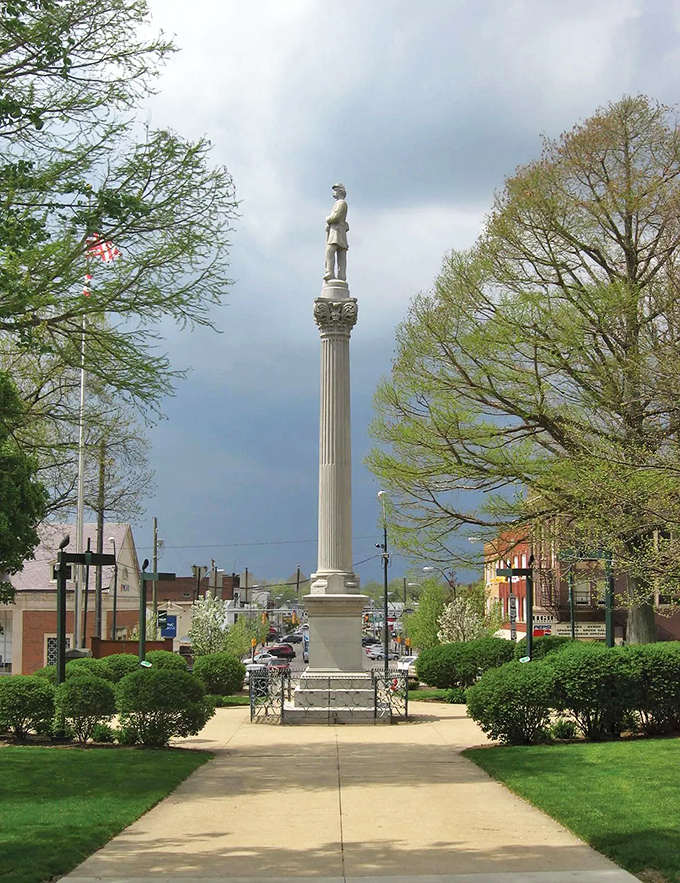 This Civil War monument stands as a proud reminder of Mount Vernon's place in American history.