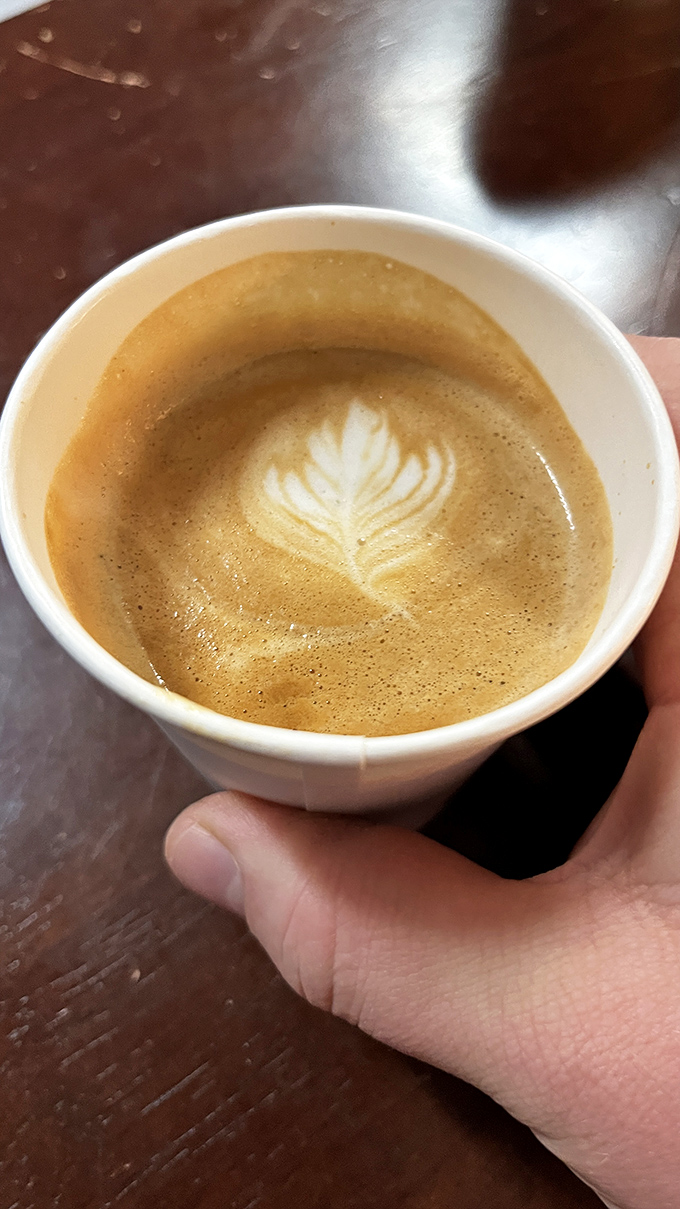 Latte art so beautiful you'll hesitate before taking that first perfect, creamy sip.