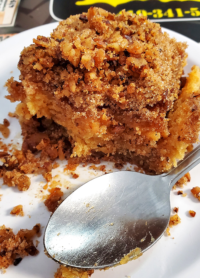 Coffee cake that doesn't apologize for being exactly what it is&mdash;sweet, crumbly, and absolutely worth the drive to Port Clinton.