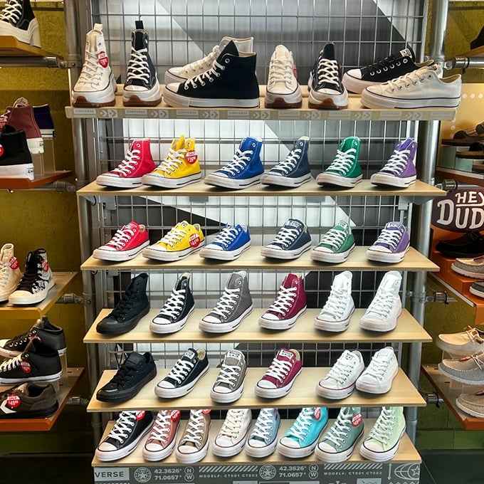 Converse classics in rainbow colors, because self-expression shouldn't cost a fortune or sacrifice personal style.