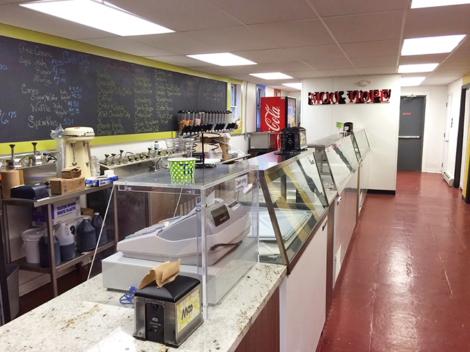 Behind every great ice cream shop is a counter of possibilities. This is mission control for dairy-based happiness. 