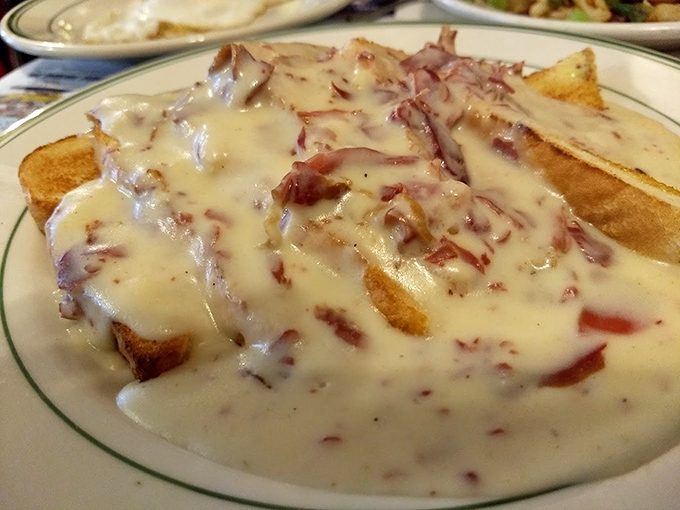 Creamed chipped beef transforms humble ingredients into pure comfort food gold that warms the soul completely.