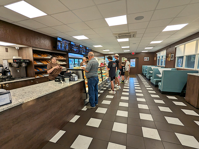 The morning pilgrimage to Bill's counter &ndash; where strangers become friends united by the universal language of "I'll take a half-dozen, please."