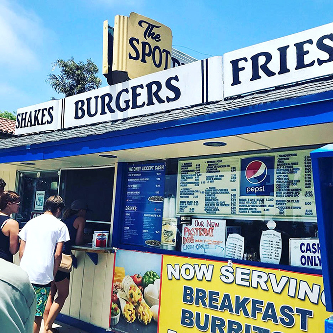 The line forms to the right, the anticipation builds to the left – waiting at The Spot is just part of the delicious journey.