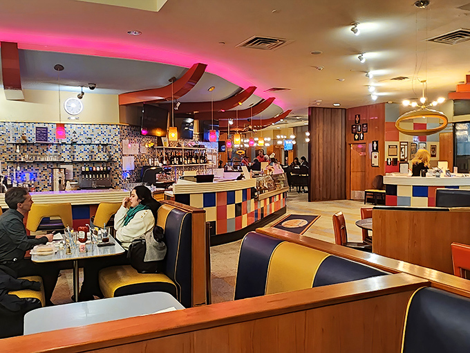 Where booths become temporary homes and strangers at neighboring tables become menu consultants &ndash; the quintessential diner experience.