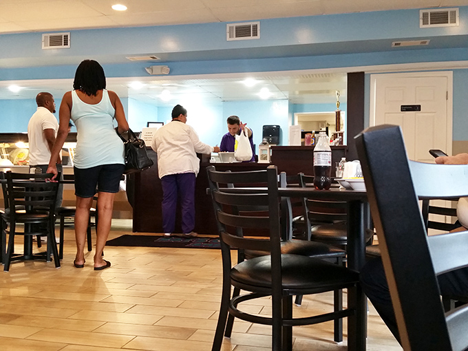 Where food brings everyone together – military personnel, locals, and Caribbean expats all united by the universal language of "mmm."