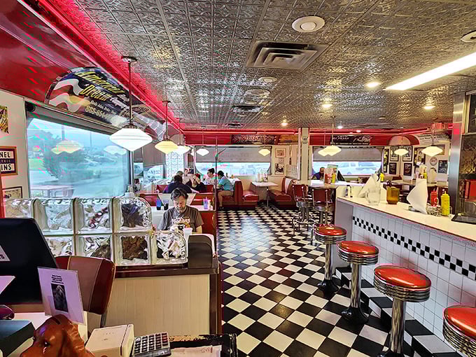 Where memories are made between bites. The pressed tin ceiling and vintage d&eacute;cor aren't manufactured nostalgia&mdash;they're the real McCoy.