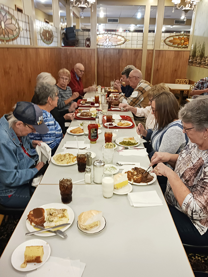 Multi-generational dining at its finest&mdash;where stories are shared over steaming plates and nobody's checking their phone. This is how memories are made.