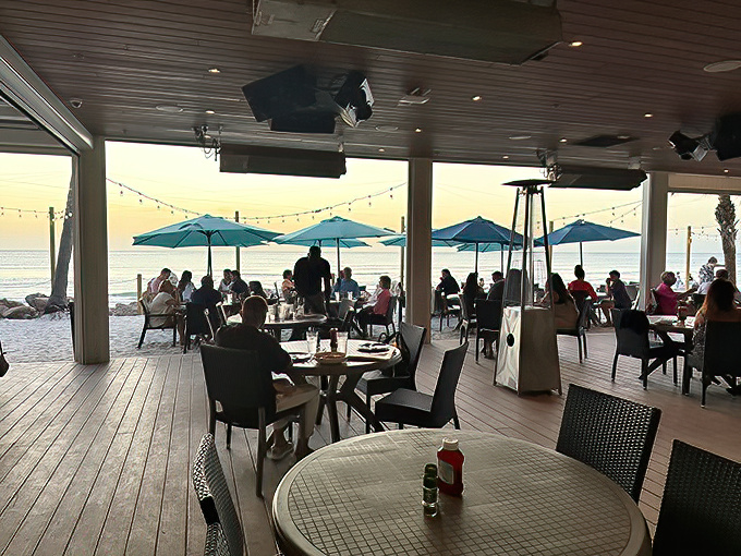 Sunset dining at its finest &ndash; where the golden hour transforms ordinary conversations into memories you'll treasure for years.