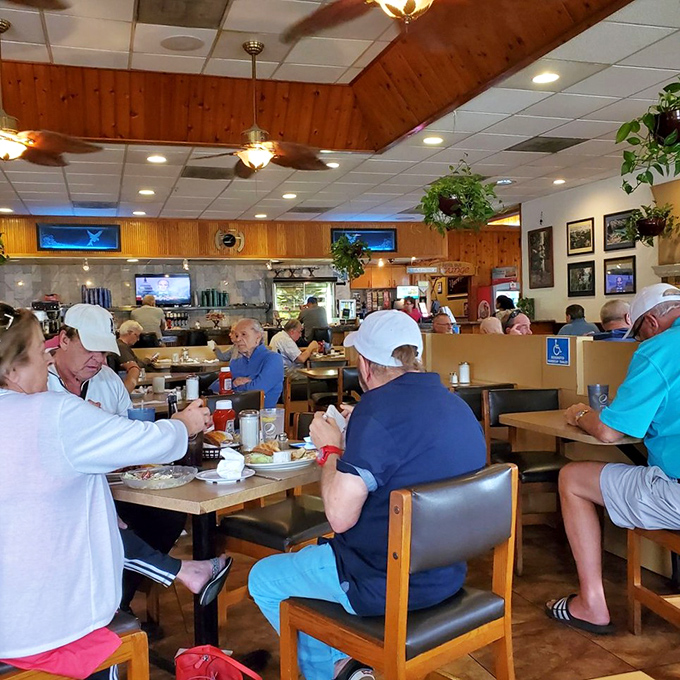 Happy diners proving that joy really can be found at the bottom of a plate.