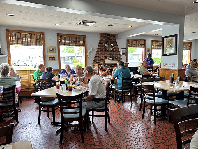 Where locals and tourists unite in the universal language of "pass the tartar sauce." Every table tells a story of seafood satisfaction.