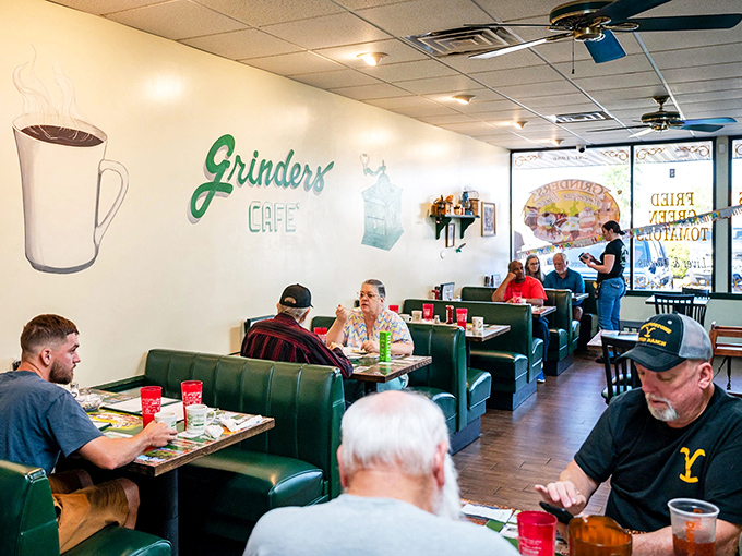 Green booths that have cradled countless conversations and coffee refills&mdash;the backdrop to Jacksonville's morning rituals for decades.