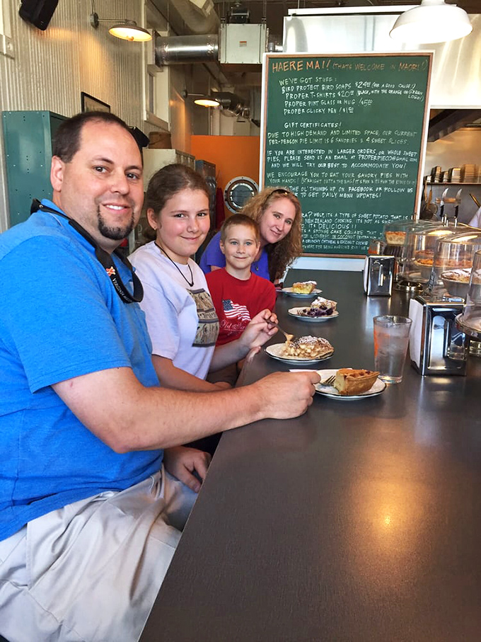 Family pie time creates memories that last longer than the pies themselves. These smiles say everything about the universal language of good food.