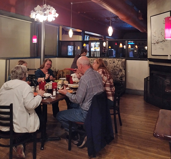 Real people enjoying real food &ndash; the kind of authentic dining experience that never goes out of style.