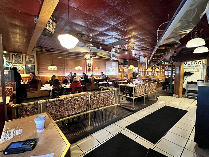 Where locals gather to start their day right—a cross-section of Toledo life united by the universal language of good food.