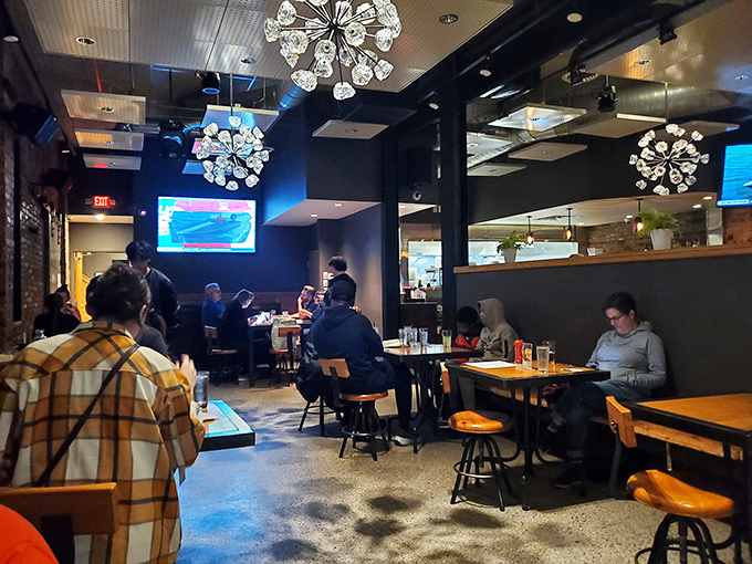 Even on a busy night, there's a palpable buzz of contentment&mdash;the universal language of people united in BBQ bliss.