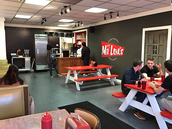 Where friendships are strengthened and memories are made&mdash;all while that Ma Lou's logo watches approvingly from its perch on the wall.