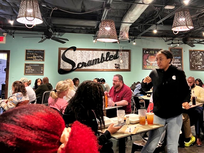 Happy diners proving that good food is the universal language we all speak fluently.