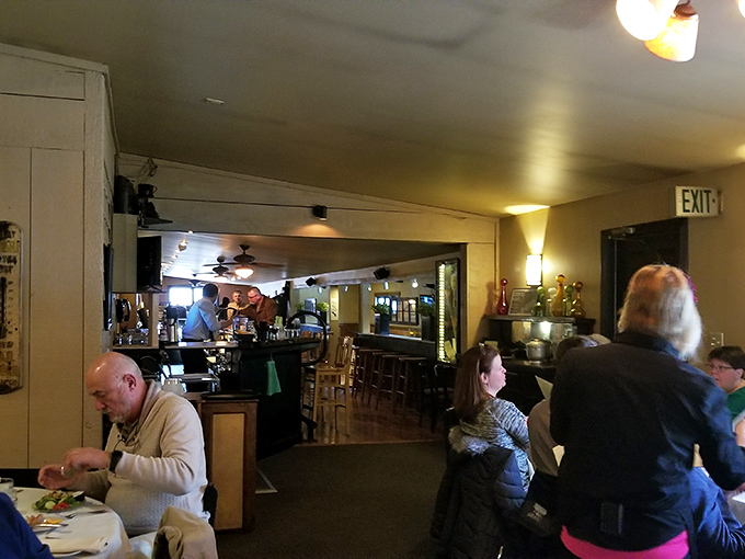 Where strangers become friends and regulars are treated like royalty. The warm glow of this dining room has witnessed countless celebrations.