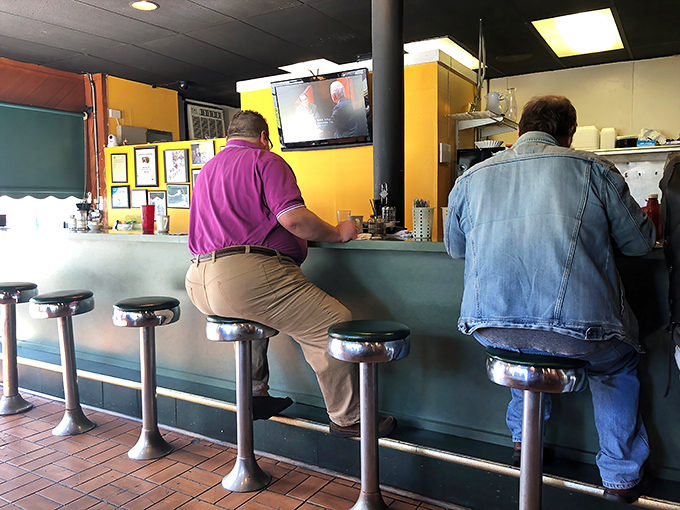 At the counter, life slows down just enough to remember what conversations sounded like before we all started staring at our phones between bites.