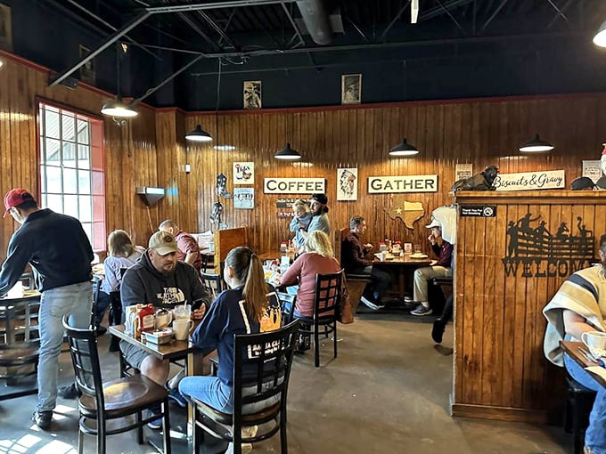 The weekend breakfast rush isn't just about eating&mdash;it's a community gathering where strangers become neighbors over plates of Texas-sized portions.