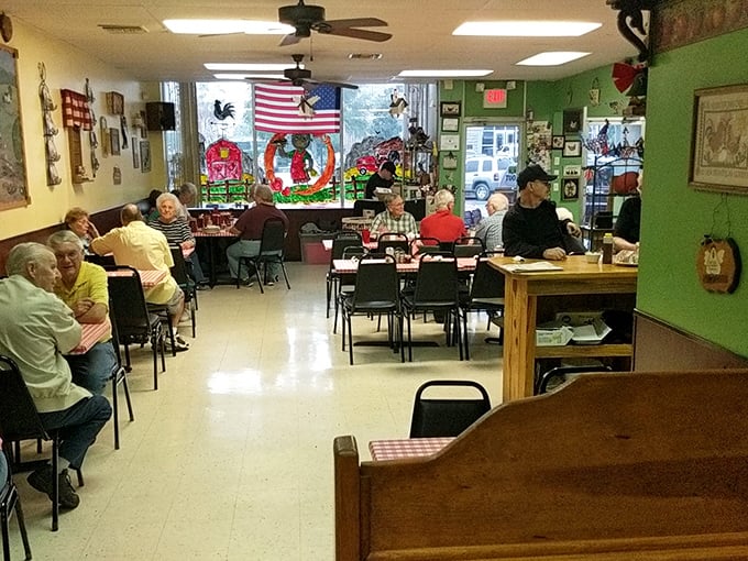 The breakfast club where everyone's a member. This isn't just dining &ndash; it's community theater where the main character is always what's on your plate.