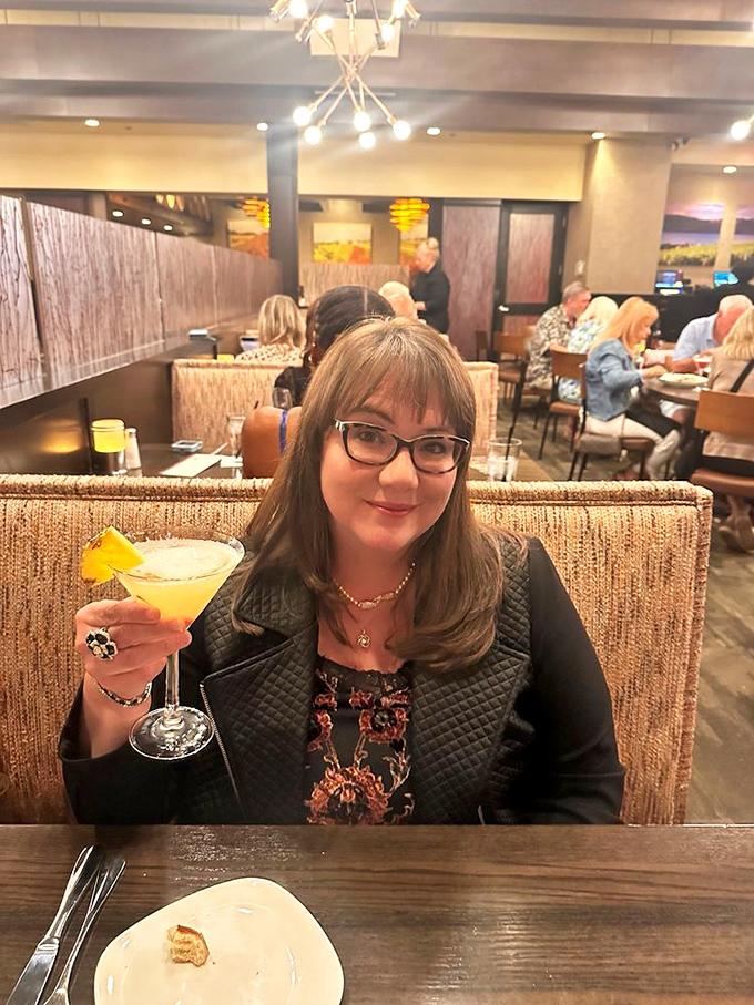 The restaurant creates the perfect backdrop for celebration. That cocktail isn't just a drink &ndash; it's liquid sunshine in a glass.