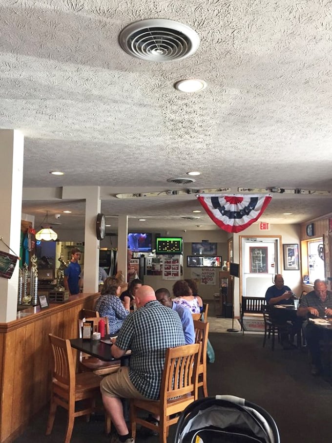 The dining room hums with conversation and laughter&mdash;the soundtrack of a beloved local establishment where everyone feels at home.