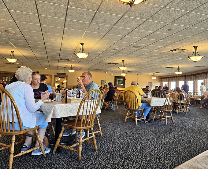 Multi-generational dining is the norm here, where conversations flow as freely as the sweet tea and memories are made between bites.