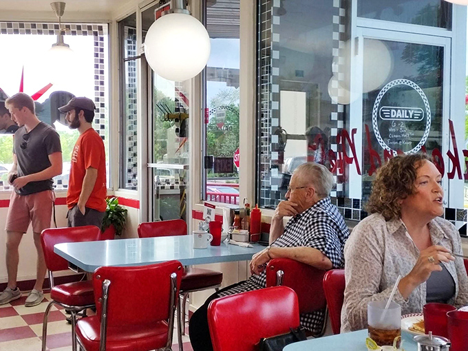 Where strangers become neighbors over eggs and coffee. The true magic of diners happens between the bites. 