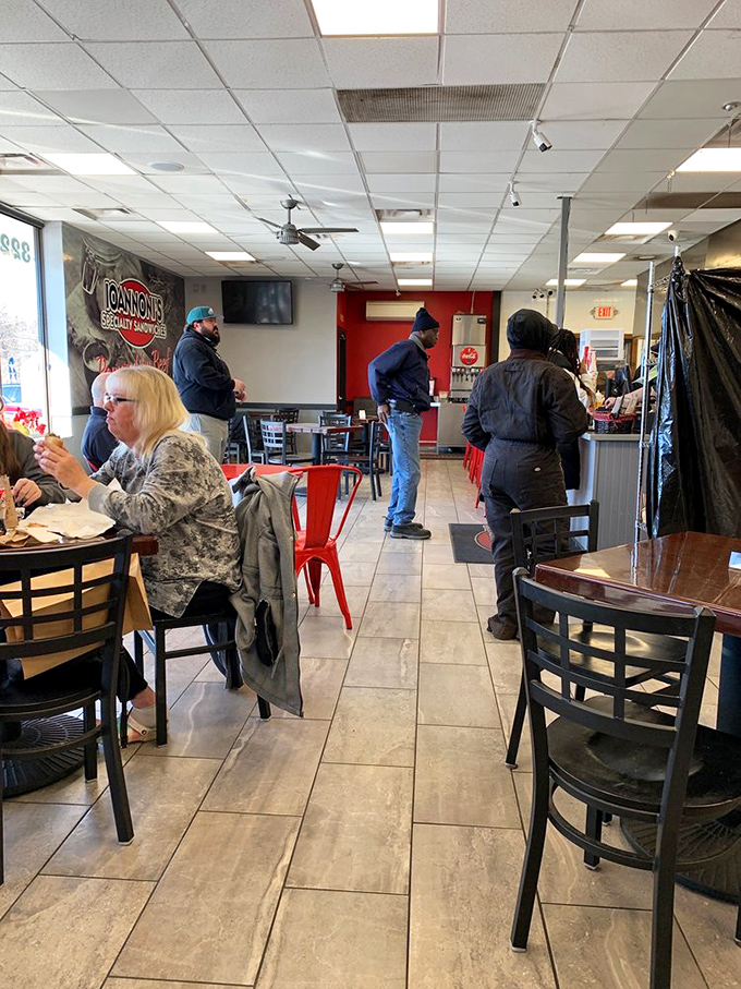 A cross-section of Delaware life gathered under one roof, united by the universal language of really good sandwiches.