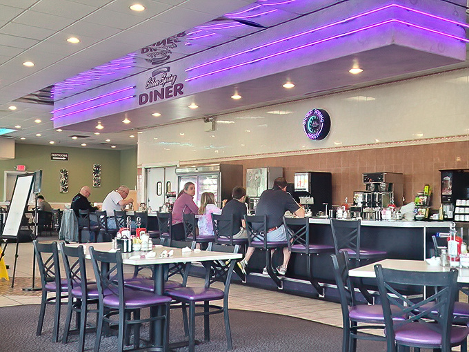 The counter seating&mdash;where diner magic happens and solo diners can enjoy the choreographed breakfast ballet performed by veteran short-order cooks.