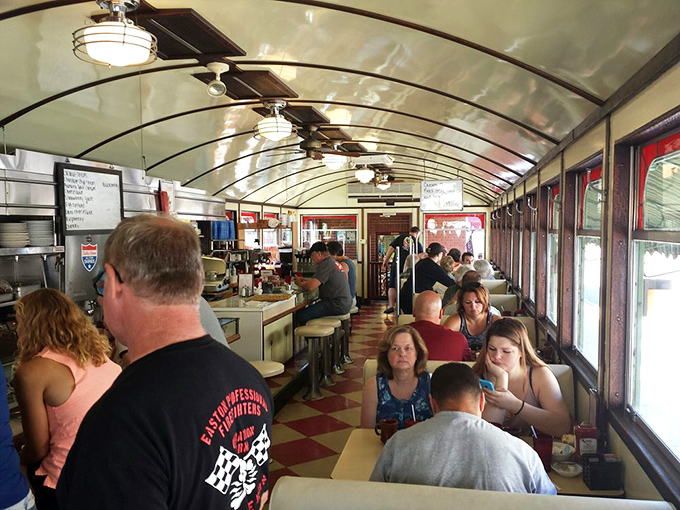 When the diner fills up, it hums with conversation and clattering plates &ndash; a symphony of small-town America that no fancy restaurant can replicate.