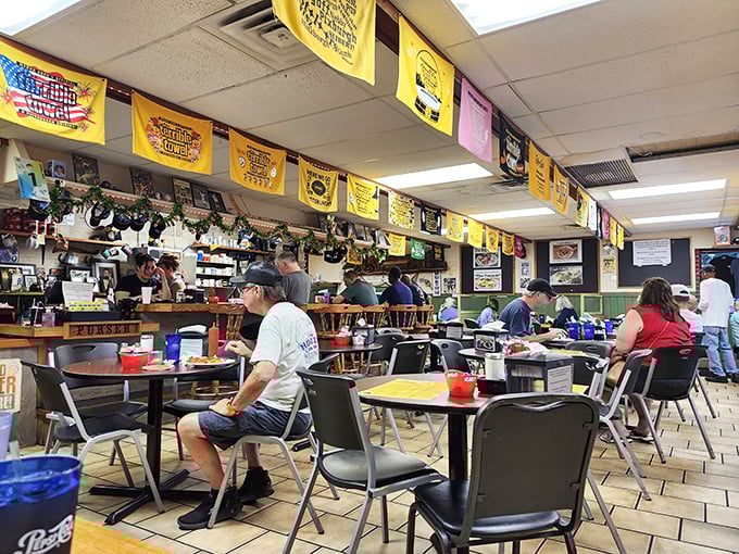 The true measure of a great diner: a diverse crowd of regulars who've made Skyway Jack's their second kitchen, their third office, and their first choice.