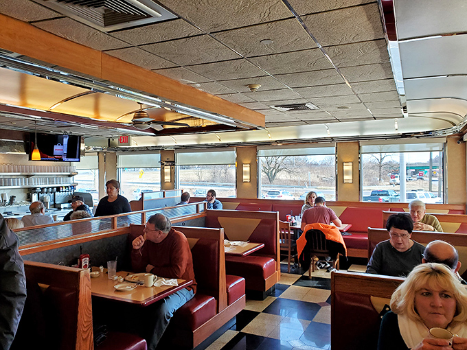 Where strangers become neighbors over plates of comfort food, proving that red vinyl booths are Pennsylvania's great social equalizer.