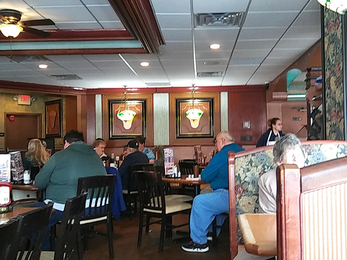 Where strangers become regulars and regulars become family&mdash;the dining room hums with the comfortable energy of a community gathering place.