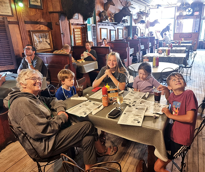 Three generations sharing one table &ndash; the universal language of good food bringing families together since before smartphones made conversation obsolete.