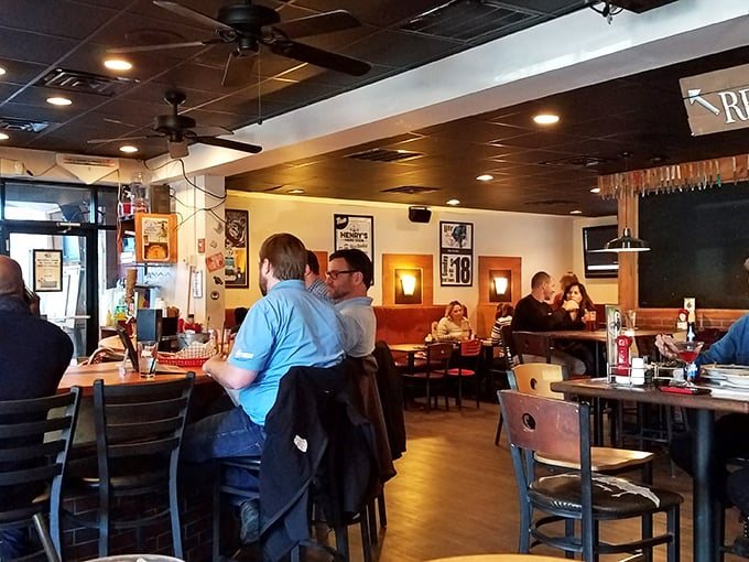 The dining room hums with that perfect energy&mdash;not too loud, not too quiet&mdash;just right for enjoying conversation and exceptional comfort food.